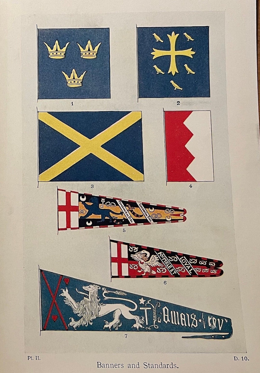 British Maritime Flags 1894 | Banners and Standards | Color Plate ...