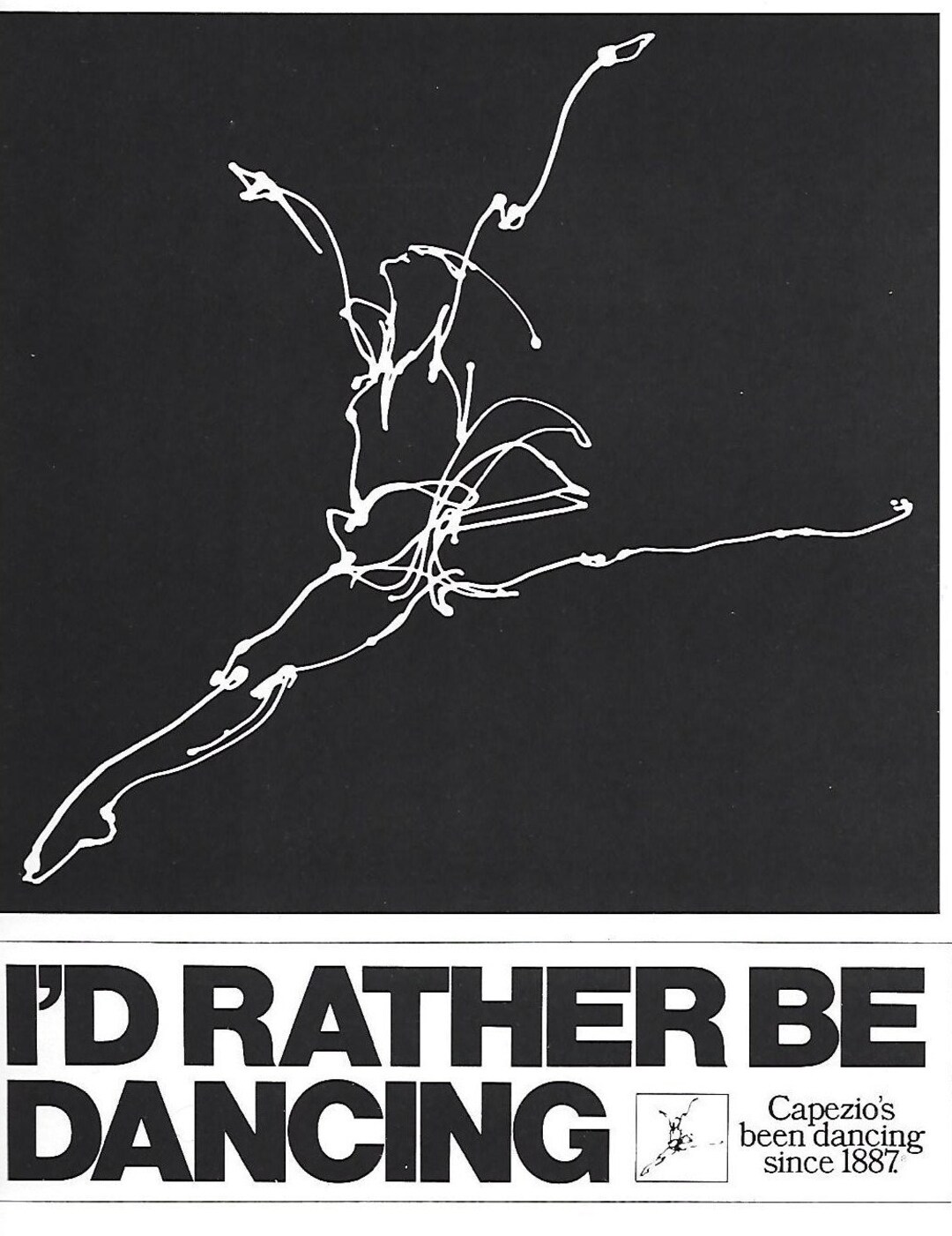 Capezio I'd Rather Be Dancing Poster Giclee Multiple Sizes Gift for ...