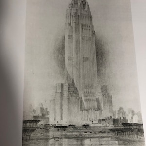 Eli Jacques Kahn New York Skyscraper | Oversized for Framing | Gift for ...