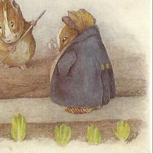 Beatrix Potter Guinea Pigs Garden | Print Reproduction | Gift for ...