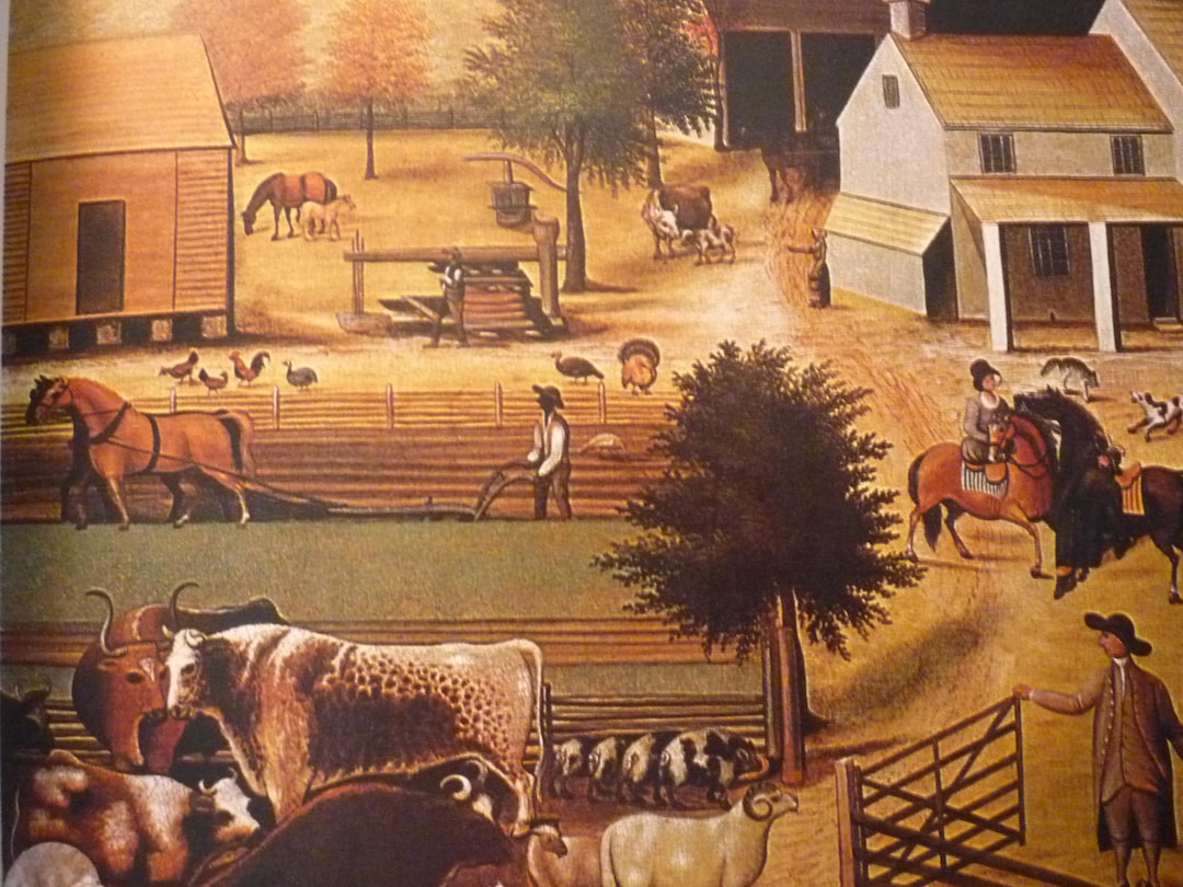 Edward Hicks House of David Twining 1787 the Peaceable Season 1844 Folk ...