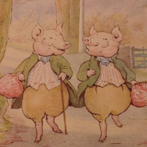 Beatrix Potter - Peter Rabbit and Friend- Animal Print - Color ...