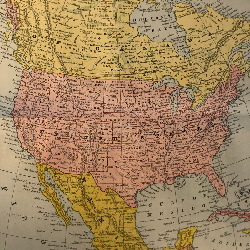 Marking Maps Usa - Etsy
