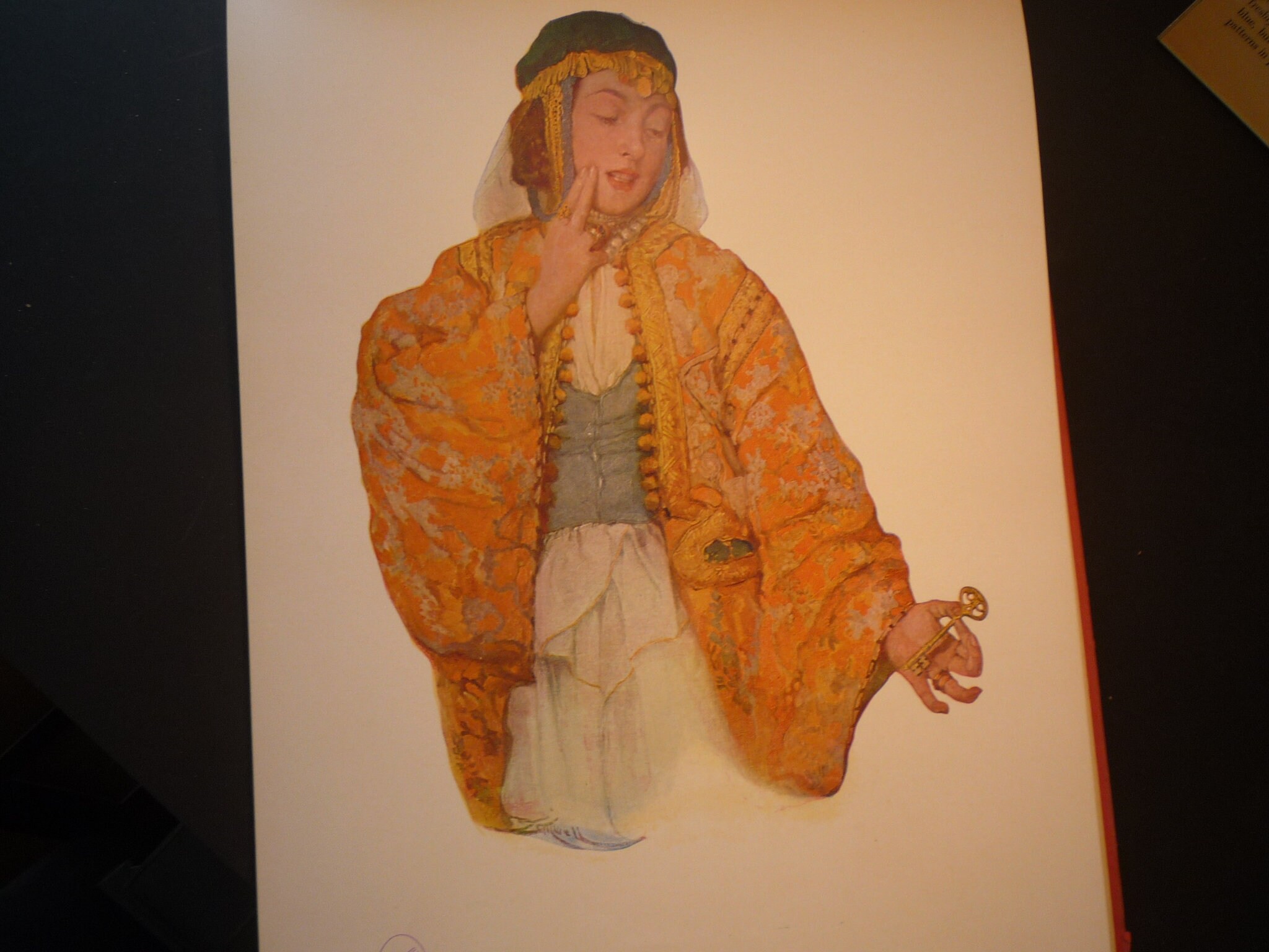 Sarah S Stilwell Bluebeard's Wife 1908 Original Published Color ...