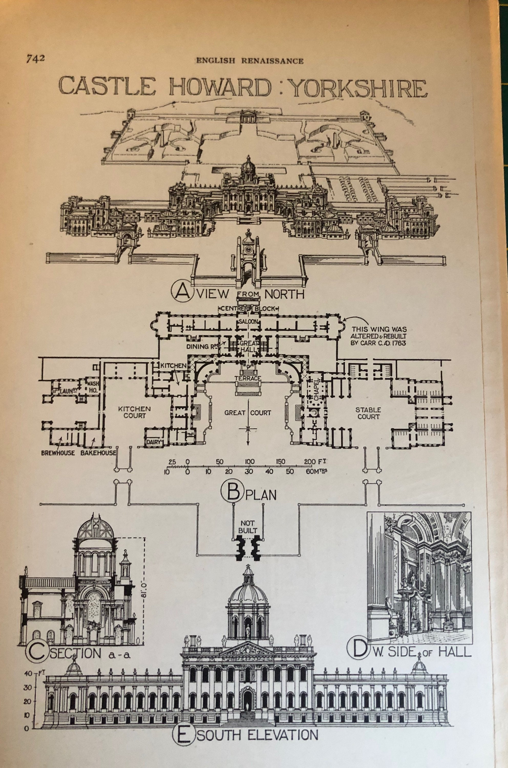 Castle Howard English Renaissance Yorkshire Architecture Details ...
