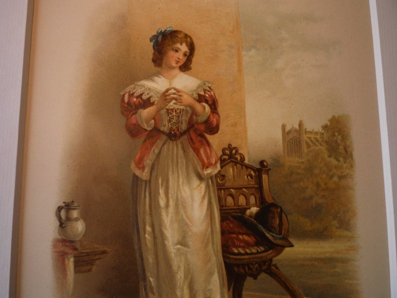 Shakespeare Anne Page - Merry Wives of Windsor - 1891 Original ...