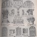 European Early Christian Architecture Details | Vintage Print - Gift ...