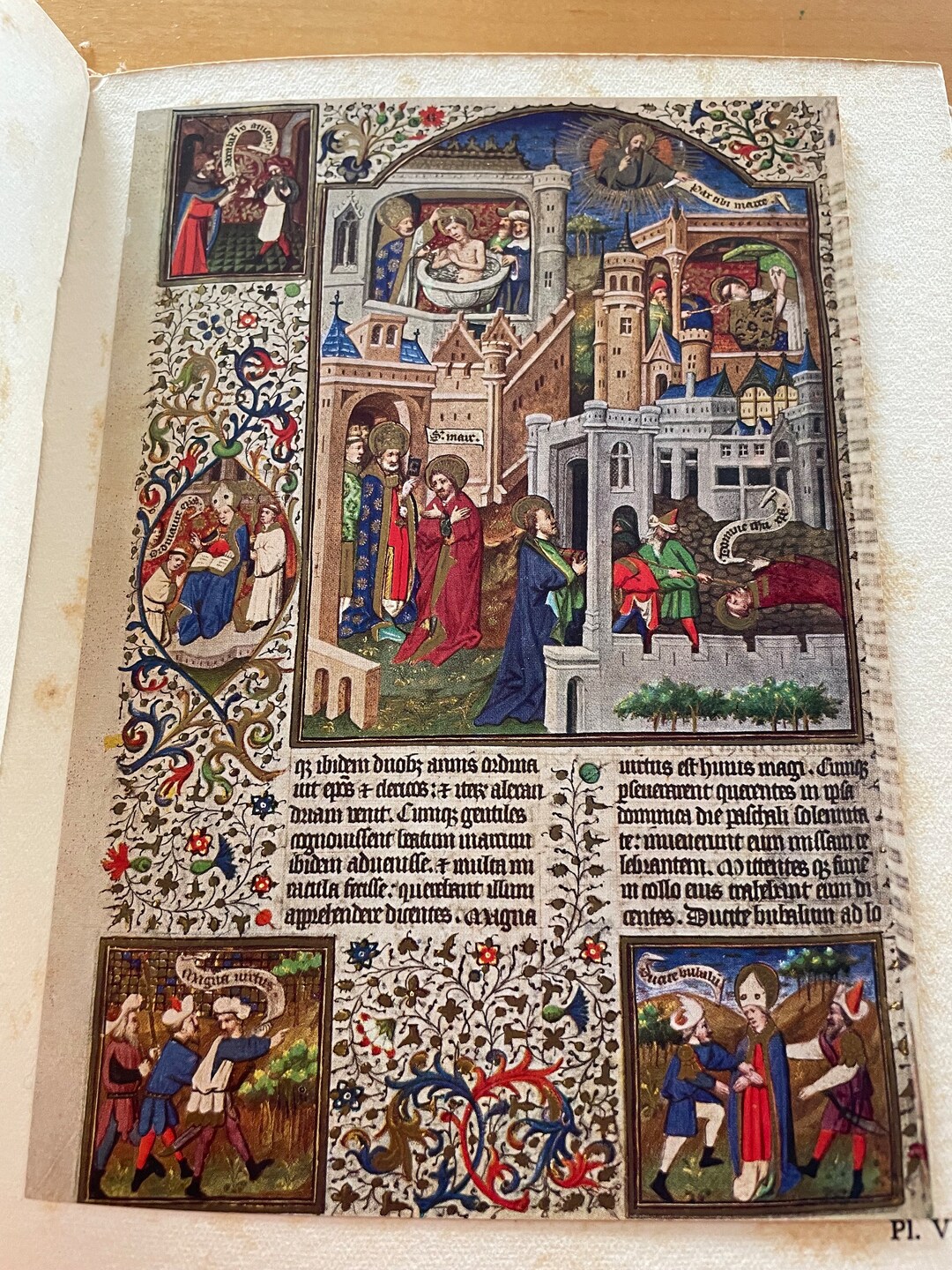 Life of St Mark | 15th Century Illuminated Manuscript Page | Published ...