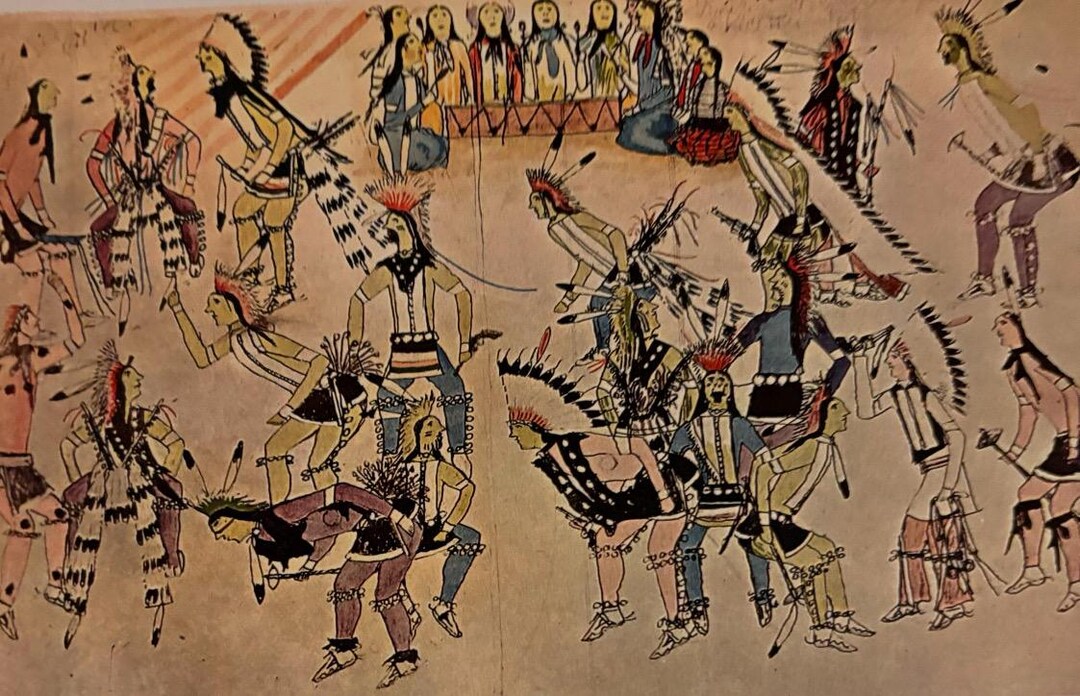 Greater Indian Shows | Oglala Sioux Ledger Art by Amos Bad Heart Bull ...