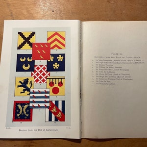 British Maritime 1894 | Banners From Roll of Caerlaverock | Vintage ...