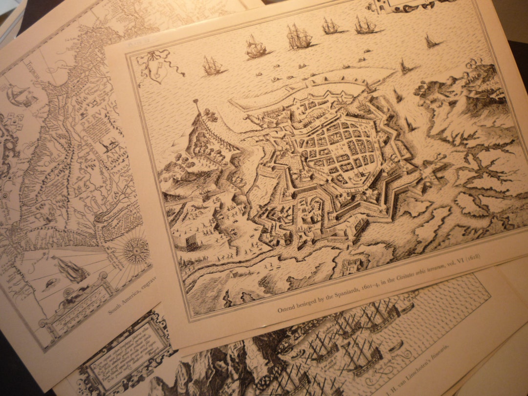 Vintage Maps -old and New World Reproductions of 15th to 18th Century ...
