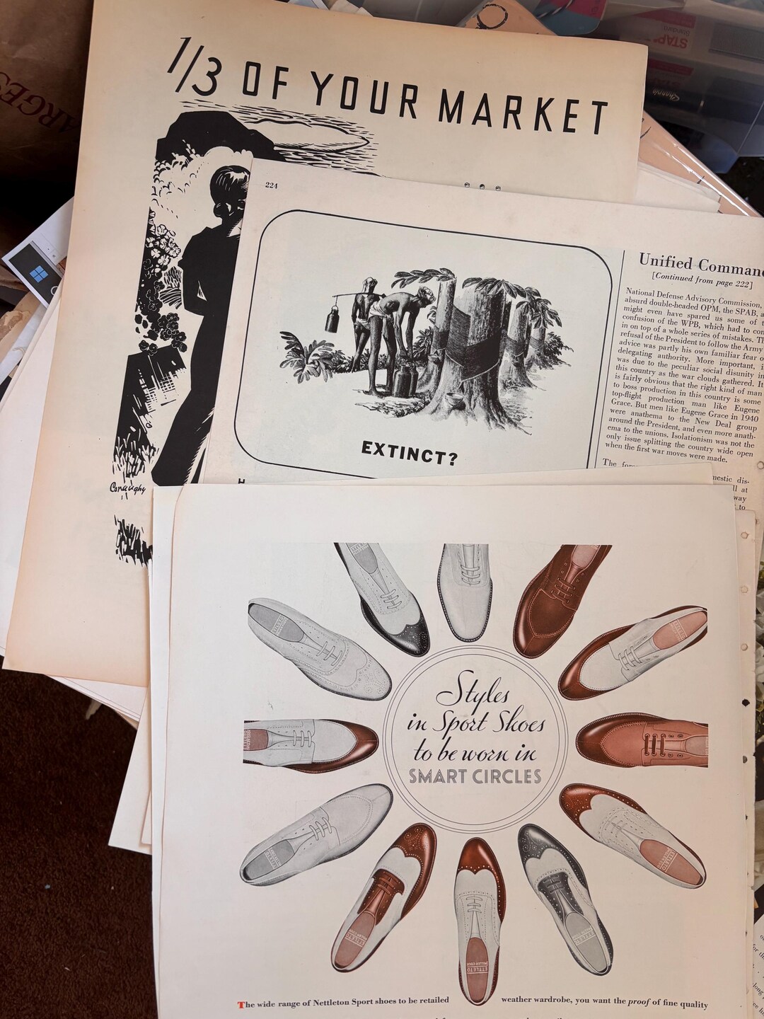 Old Magazine Pages - Original Pages: Ads, Stories, Illustrations for ...