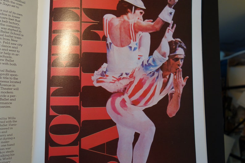 The Feld Ballet Poster Baryshnikov in America by Charles Ives and W ...