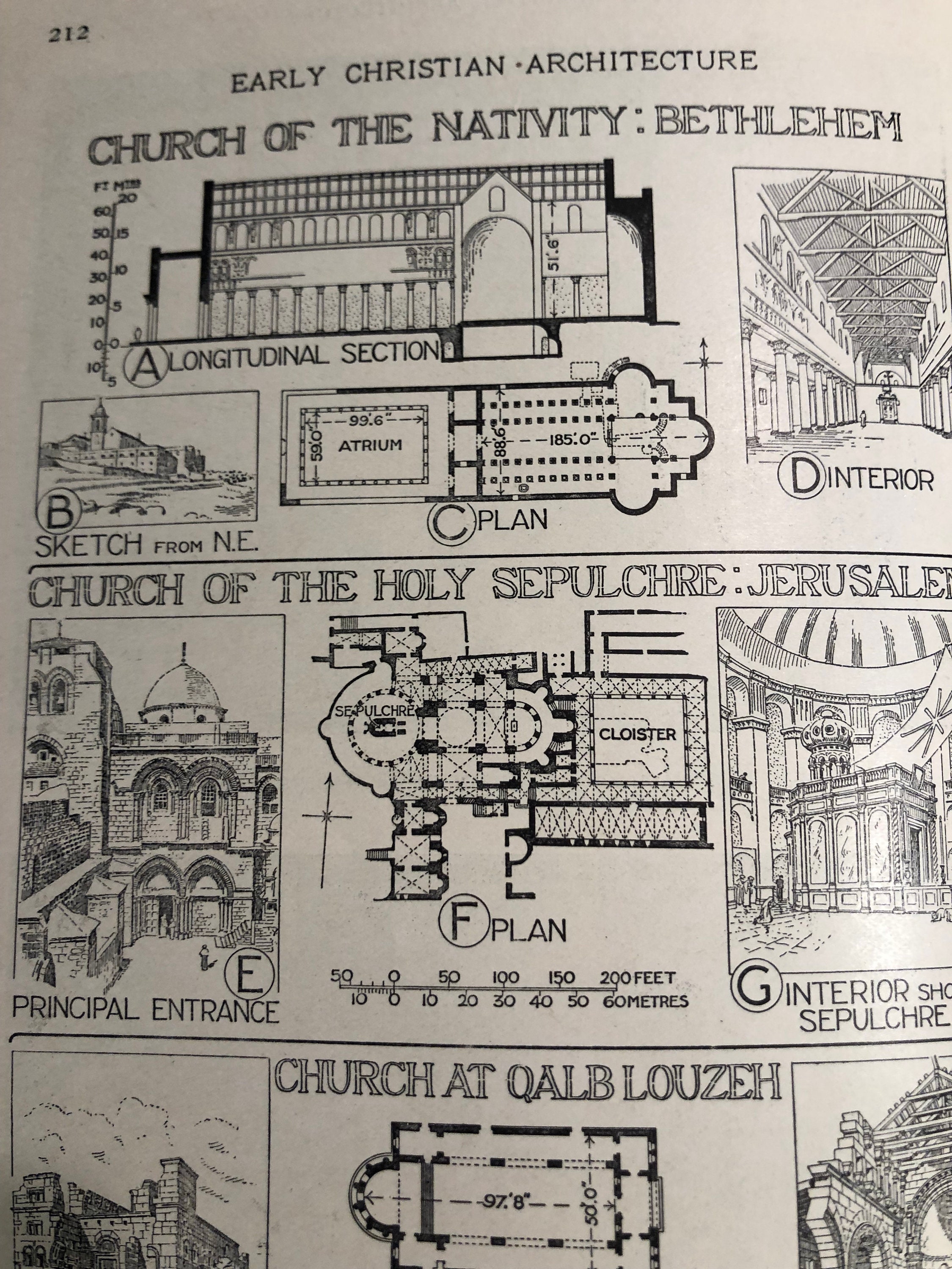 Early Christian Architecture Drawing