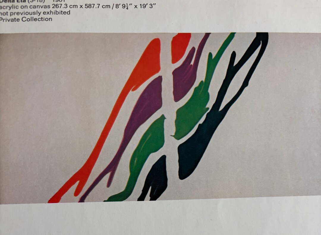 Morris Louis | Delta Eta 1961 | Published Lithograph | Color Field ...