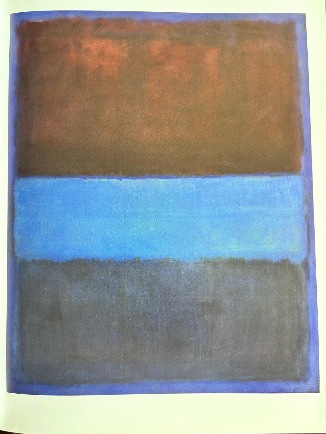 Rothko, No 60 (rust and Blue) Original Published Lithograph 1990 Print ...