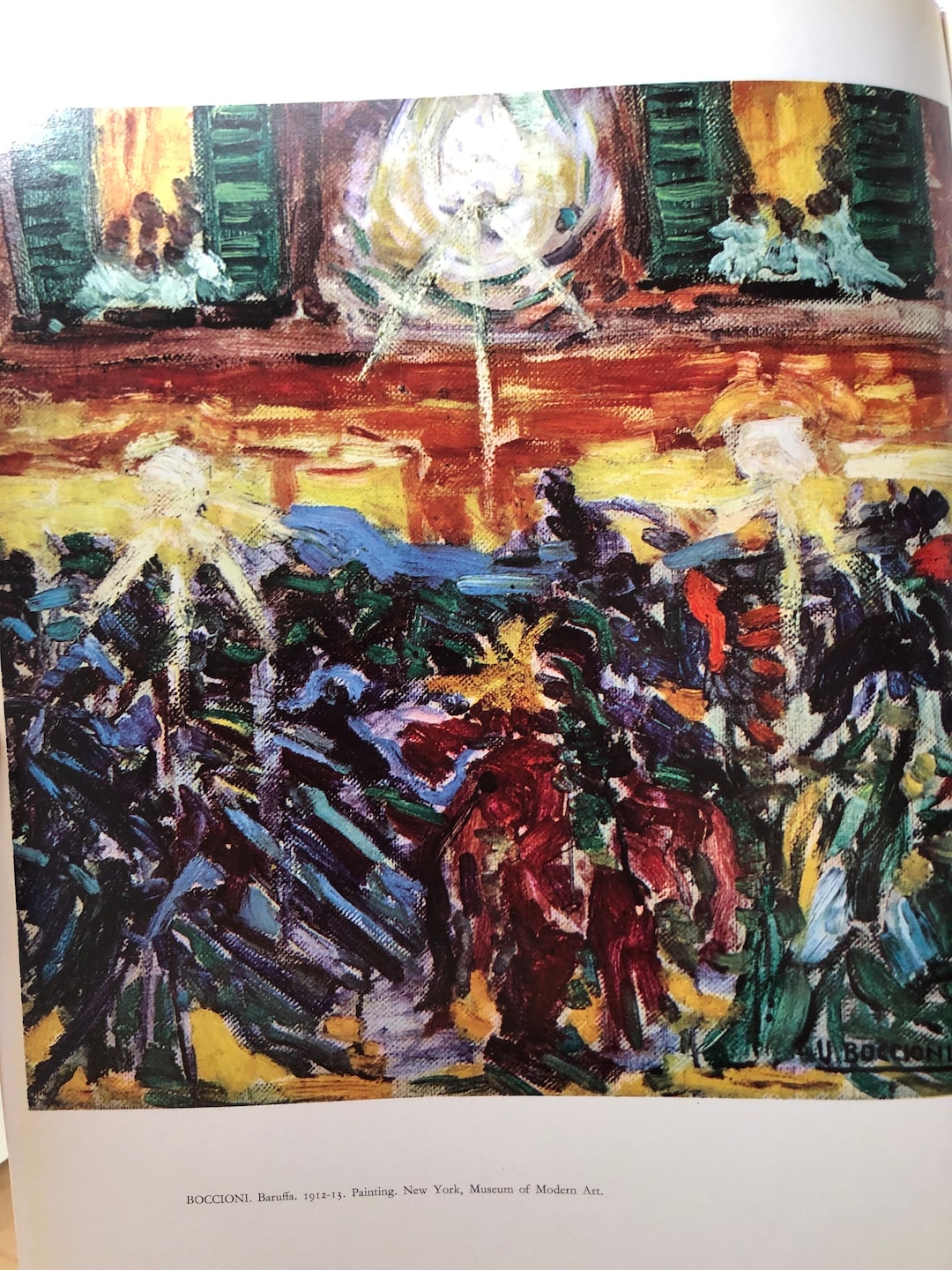 Boccioni Baruffa | Original Published Lithograph 1961 | Futurist | Framable Wall Art - Etsy