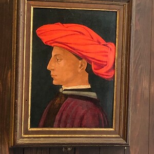 Massacio, Man in Red Turban | Art Print Italian Renaissance | Framable ...
