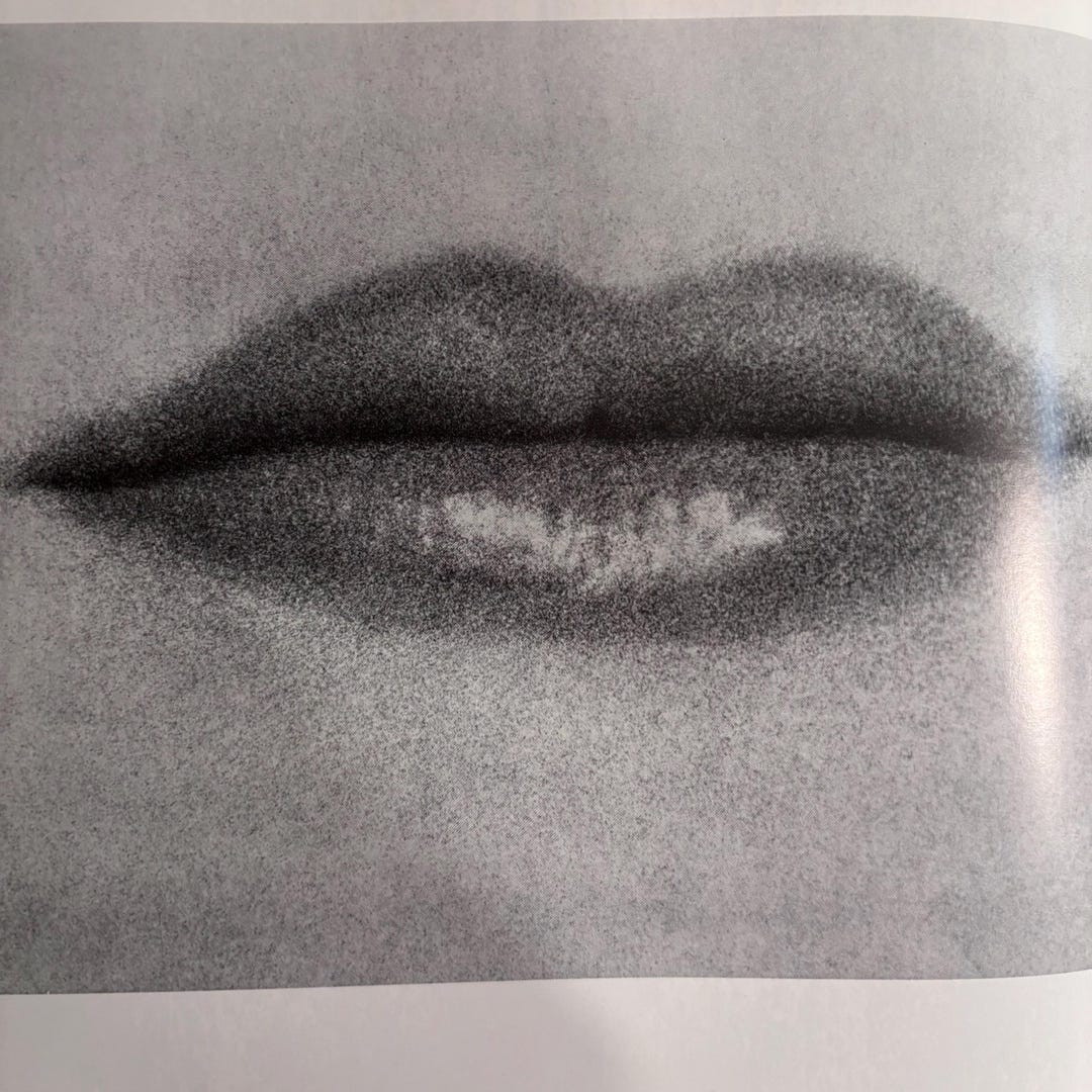 Man Ray, Lips | Vintage Published Lithograph | Dramatic Modern Portrait ...