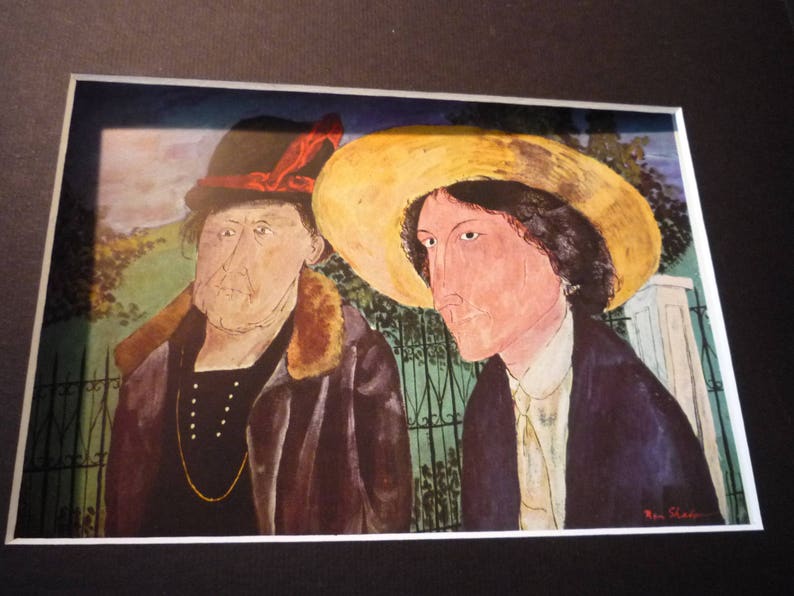 Ben Shahn Two Witnesses 1932 Framed Giclee Art Print. | Etsy