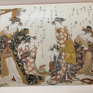 The Courtesans Hitomoto and Tagosode by Kitao Masanobu | Floating World ...