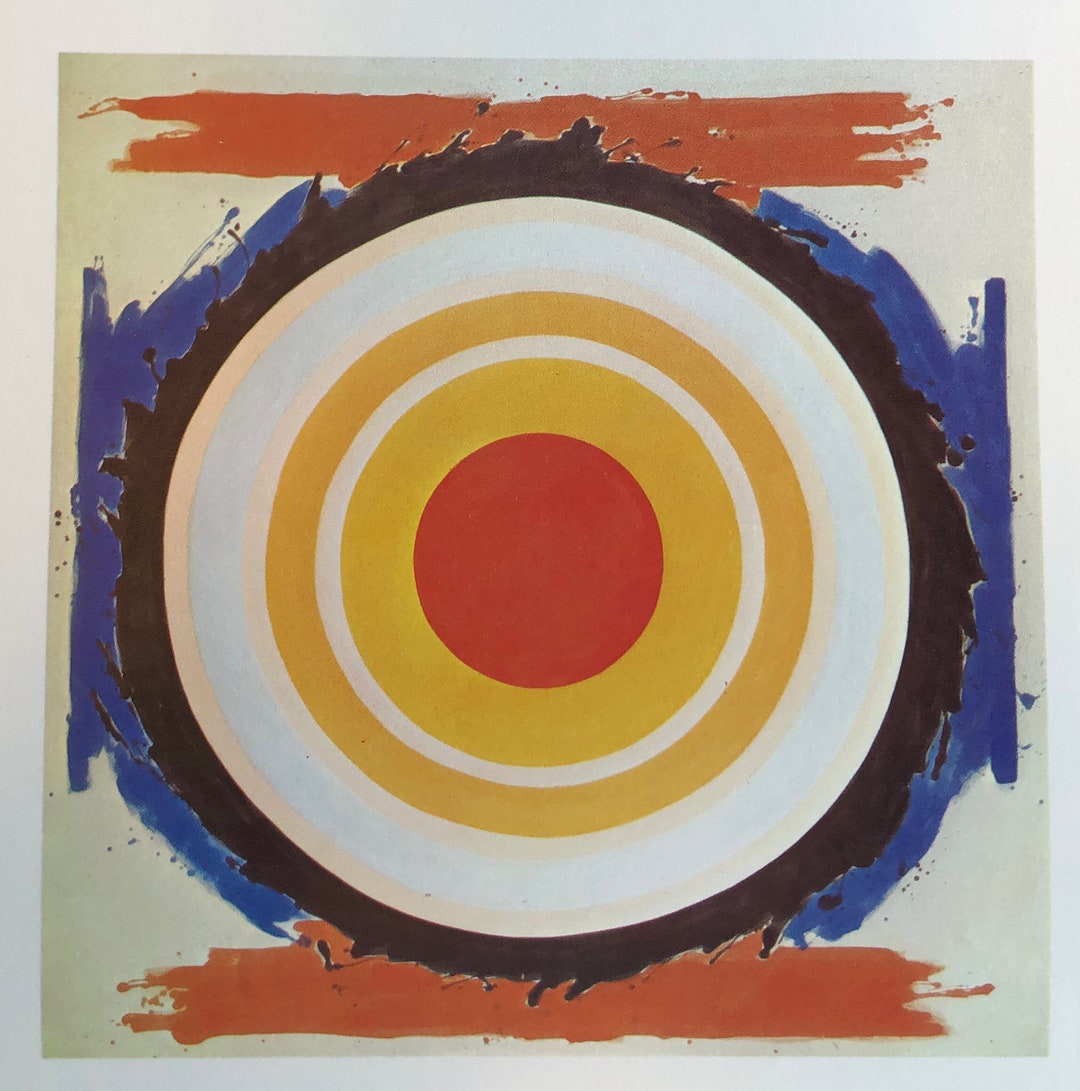 Kenneth Noland Circle Art Print Poster for Modern Art Lover Abstract ...