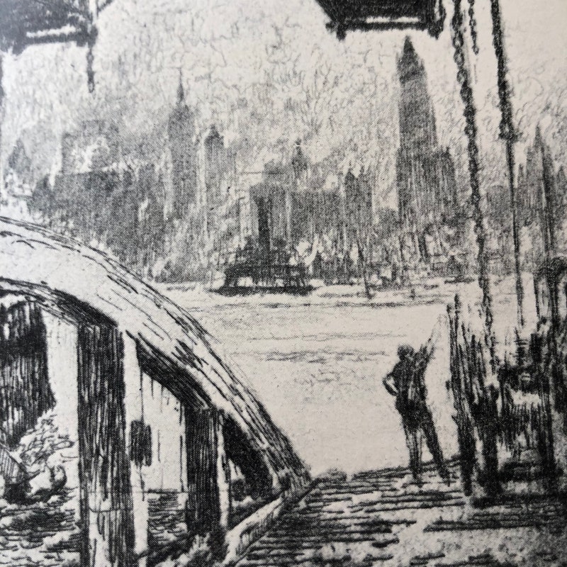 Joseph Pennell Etching - Etsy