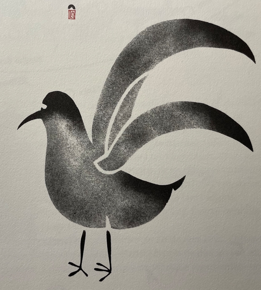 Inuit Art | Arctic Gull by Mungitok | Contemporary Art | Stencil ...