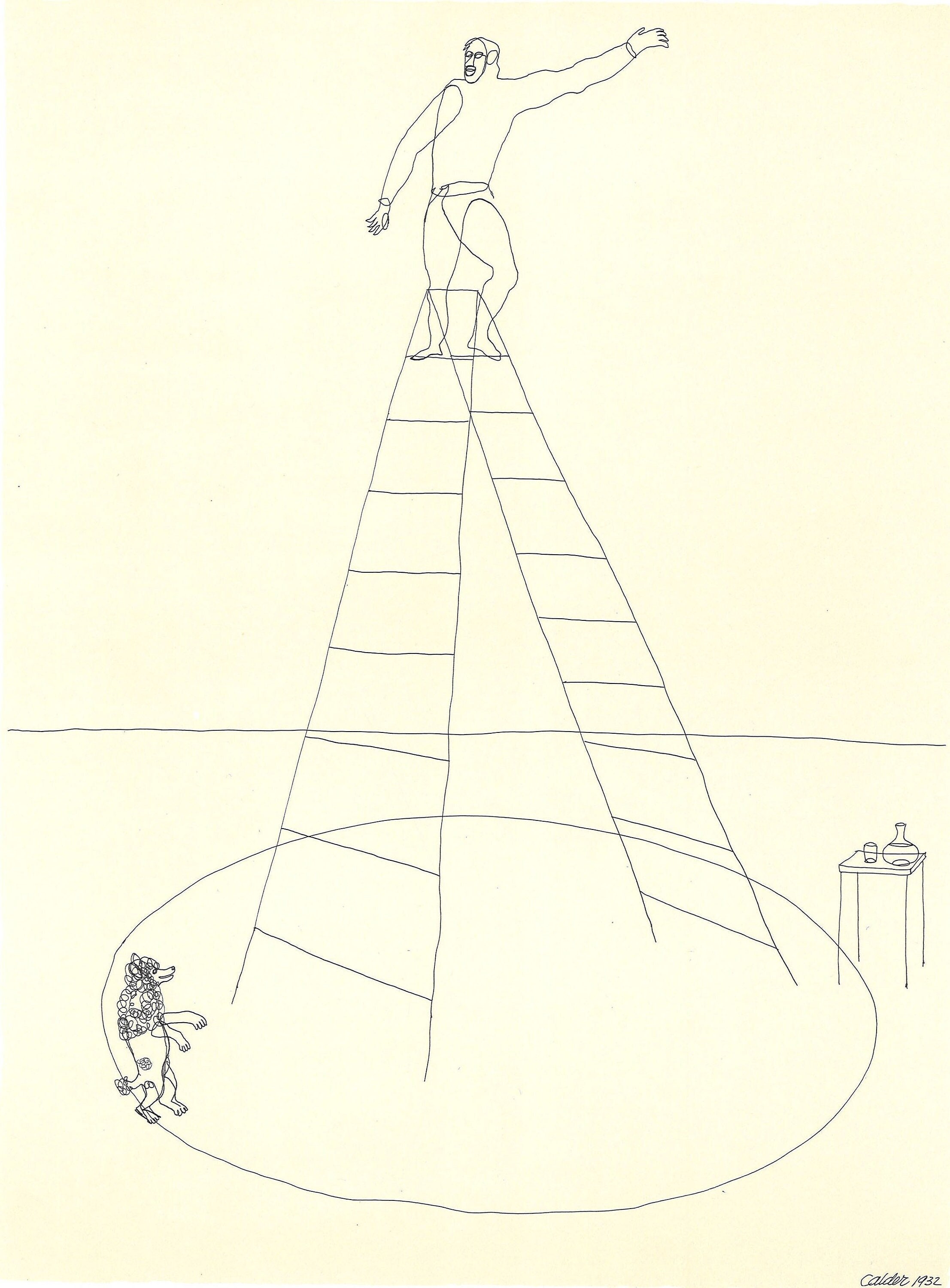 Alexander Calder Circus Painting