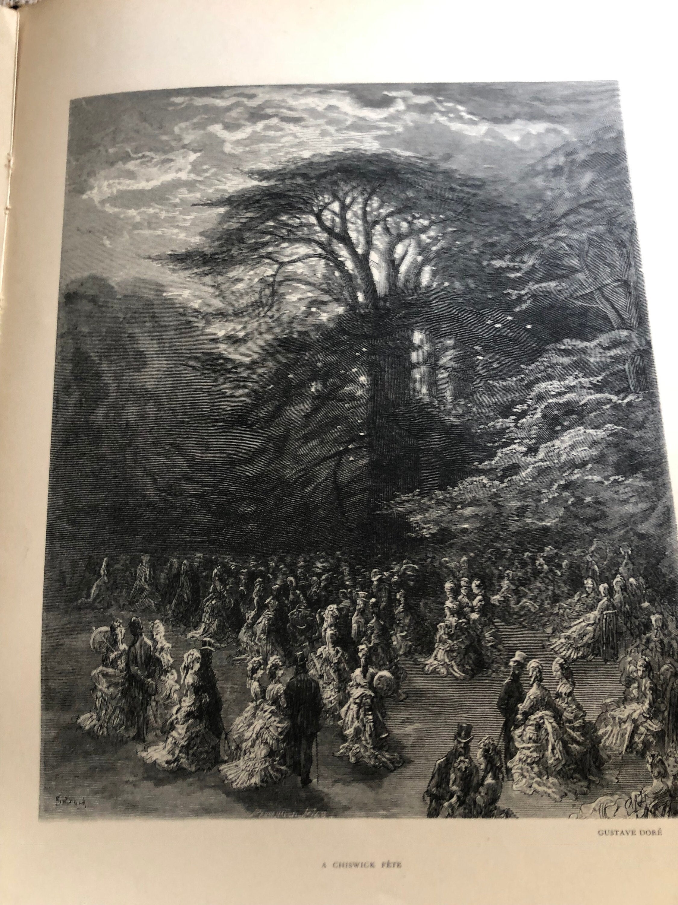 Gustave Dore, Victorian Fete in Chiswick London| 1939 Published ...