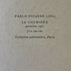 Picasso the Fireplace, La Cheminée Limited First Edition | Signed in ...