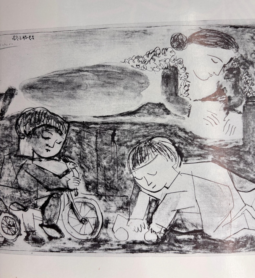 Picasso, Games and Reading | Original Published Lithograph 1969 ...