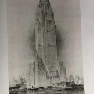Eli Jacques Kahn New York Skyscraper | Tiny Print | Gift for Architect ...