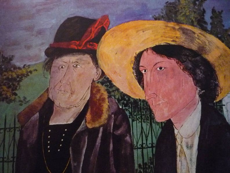 Ben Shahn Two Witnesses 1932 Framed Giclee Art Print. | Etsy