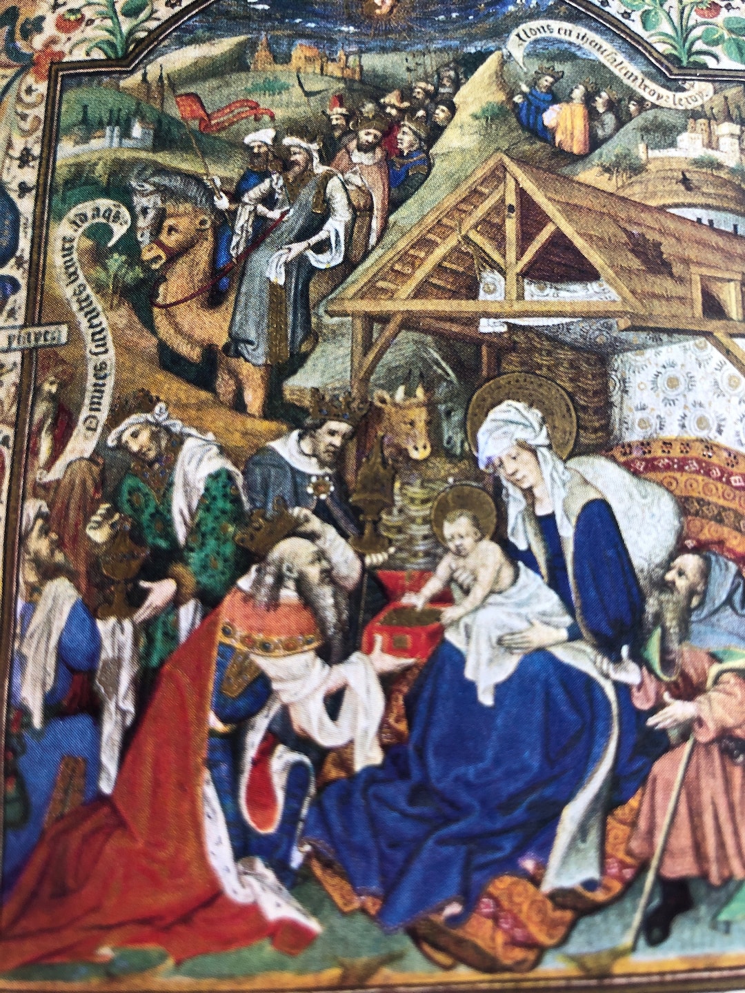 Epiphany 15th Century Illuminated Manuscript Page | Published ...