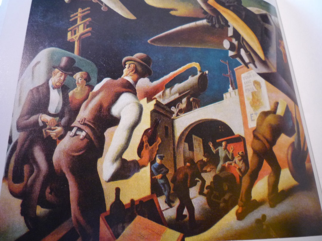 The Bootleggers Thomas Hart Benton Fine Art Print Prohibition in ...