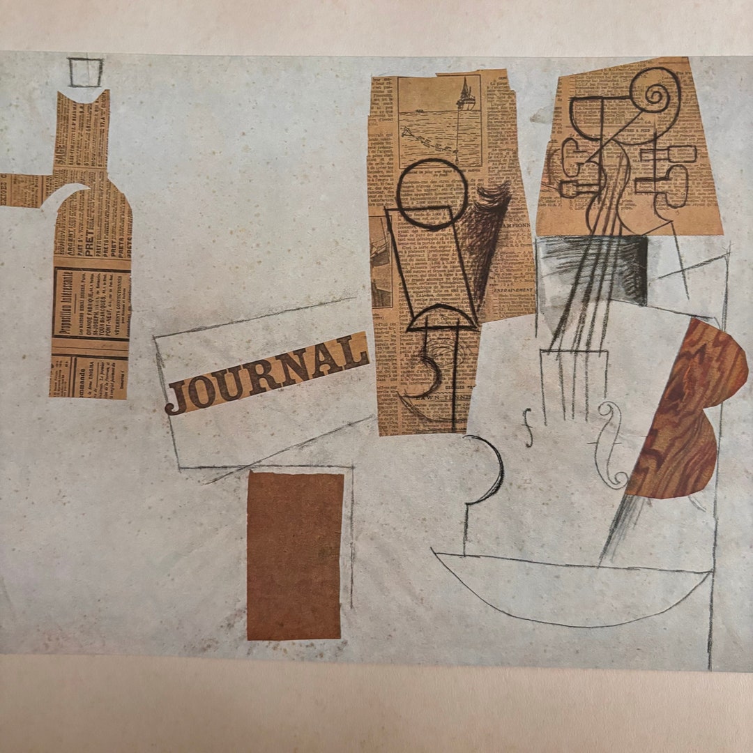 Pablo Picasso "paper Collage", Limited Edition | 1940s Swiss Lithograph ...