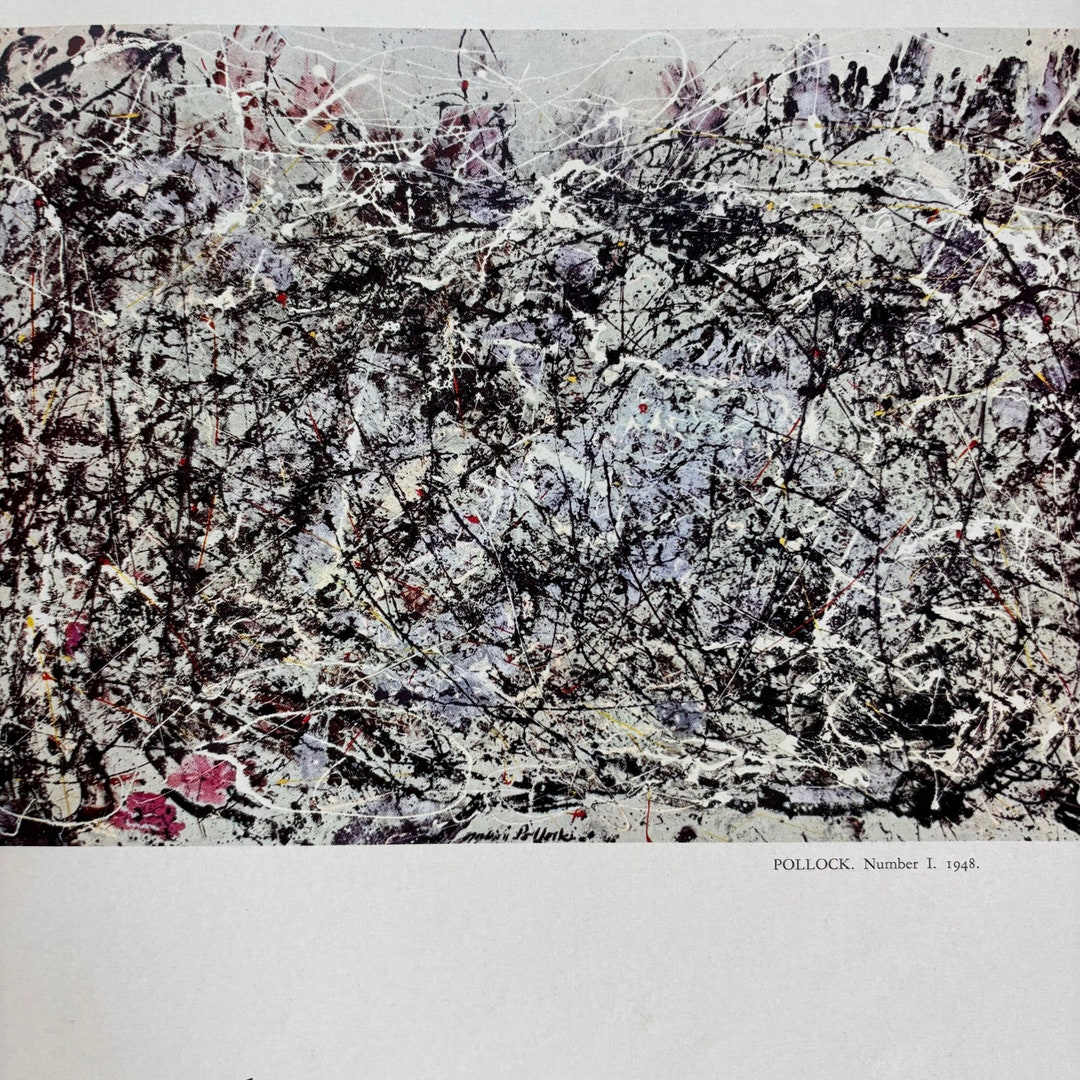 Jackson Pollock, Number 1 | Original Published Lithograph 1961 Abstract ...