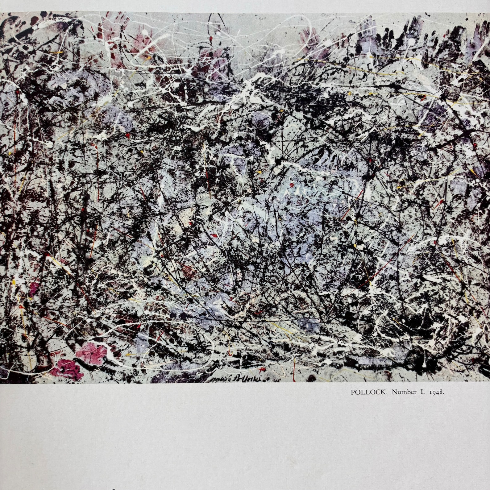 Jackson Pollock, Number 1 | Original Published Lithograph 1961 Abstract ...