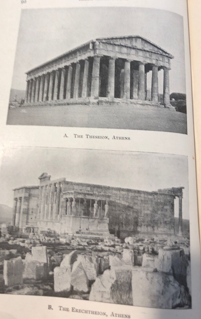 1924 Temple of Apollo Greek Architecture Lithograph for - Etsy