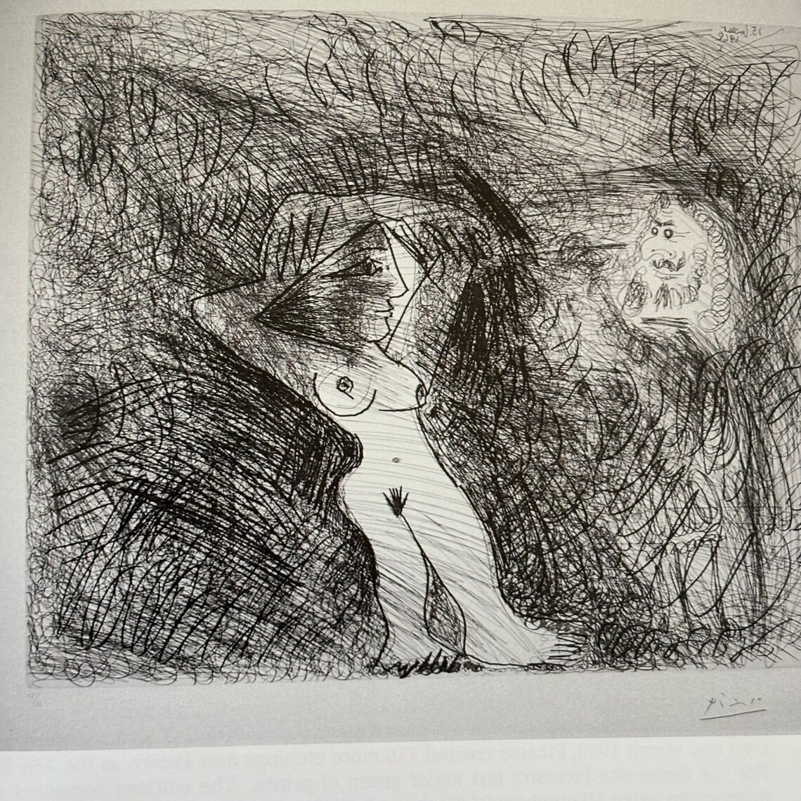 Picasso, Painter Painting His Model | Original Published Lithograph ...