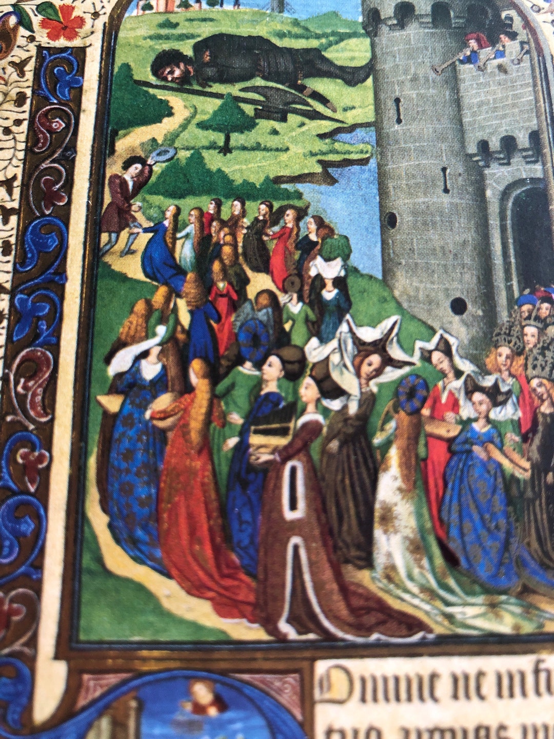 Women of Israel | 15th Century Illuminated Manuscript Page | Published ...