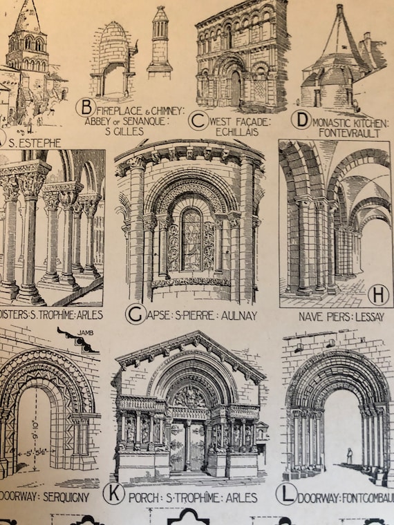 Romanesque Architecture Diagram
