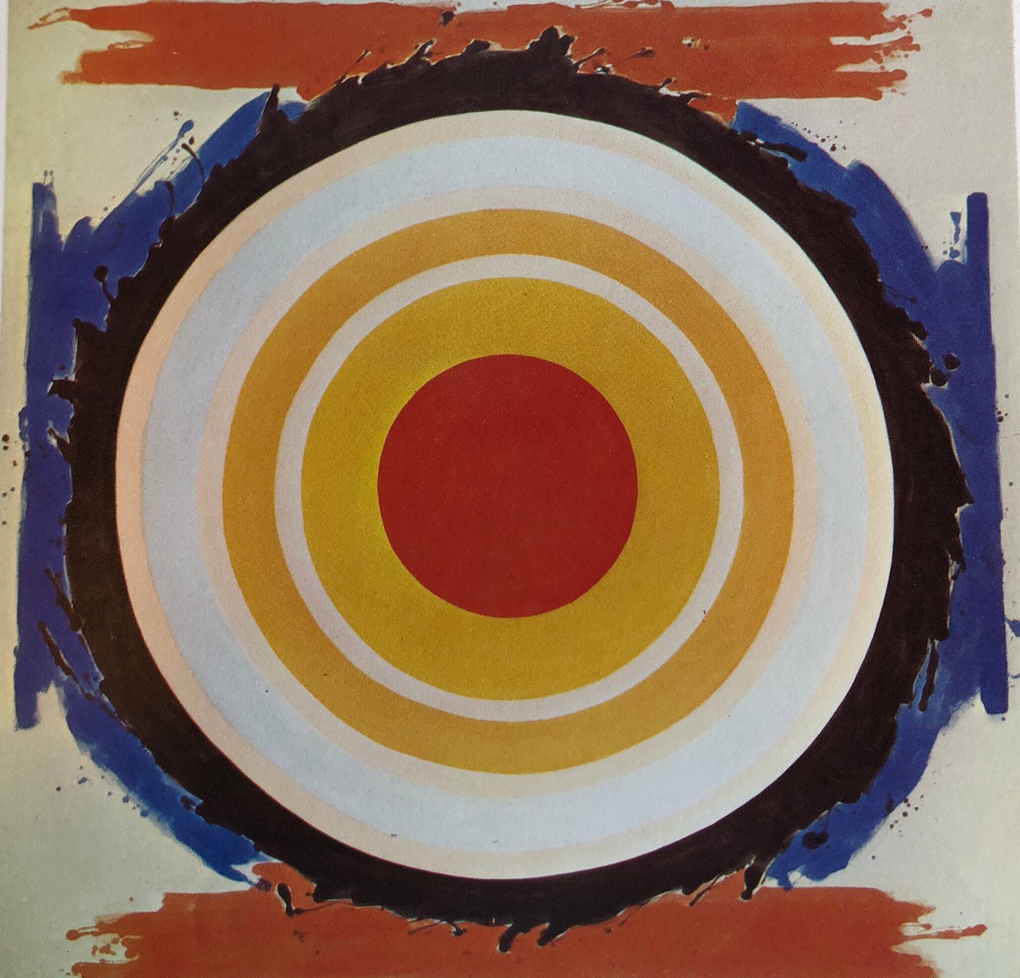 Kenneth Noland Circle Giclee print poster modern art lover | Etsy