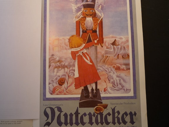 Nutcracker San Francisco Ballet 1979 Edition Print 9 by 13 - Etsy