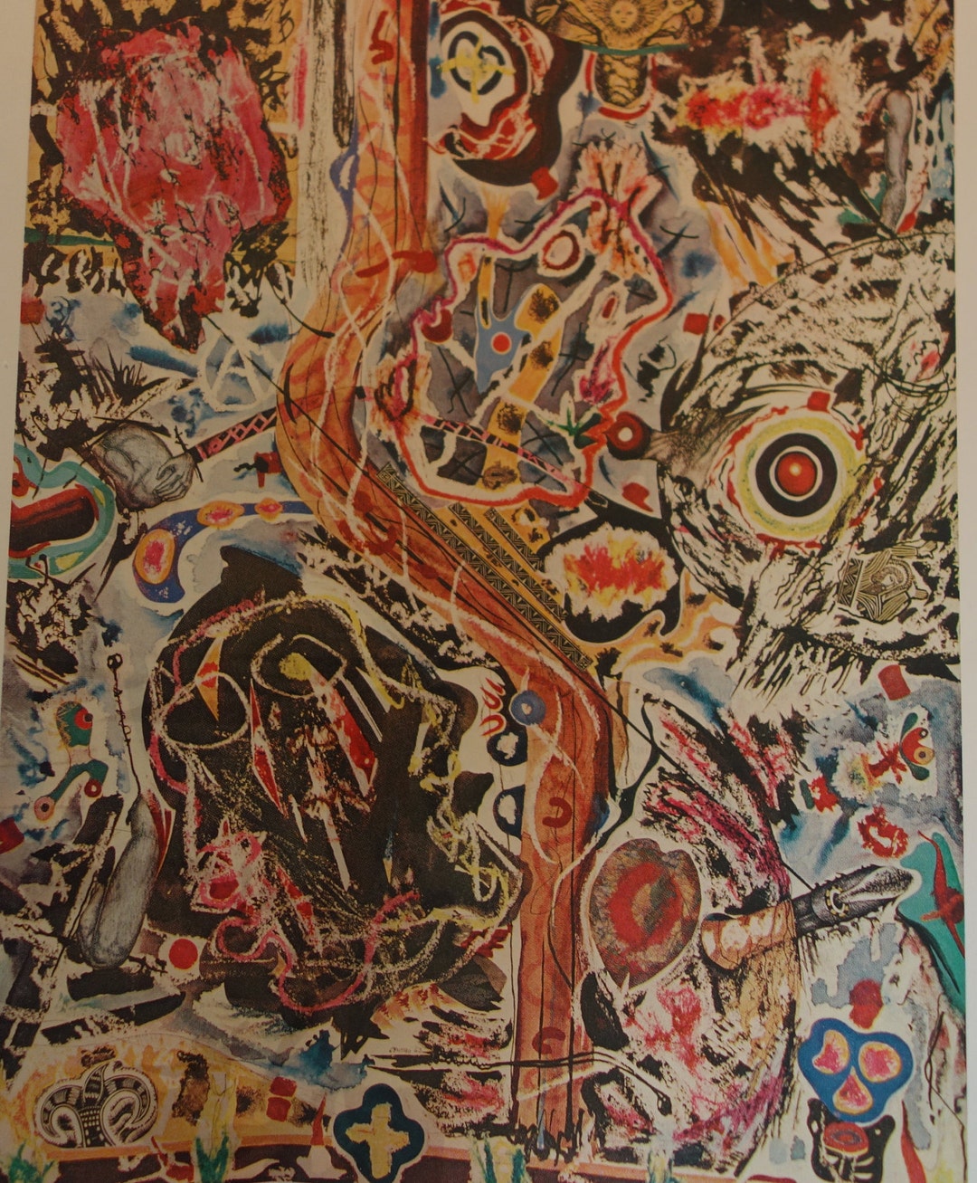 Alfonso Ossorio, Ecco From 1963. Abstract Composition From One of the ...