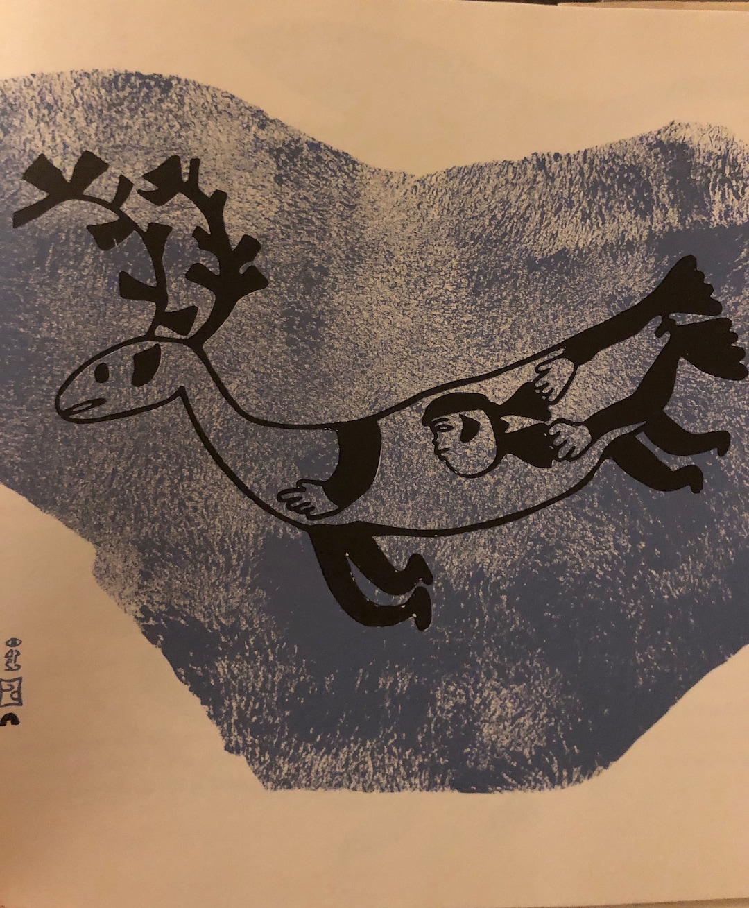 Inuit Art | Vision of Caribou by Egivudluk | Arctic Art World | Dream ...