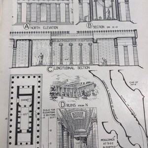 1924 Temple of Apollo Greek Architecture Lithograph for - Etsy