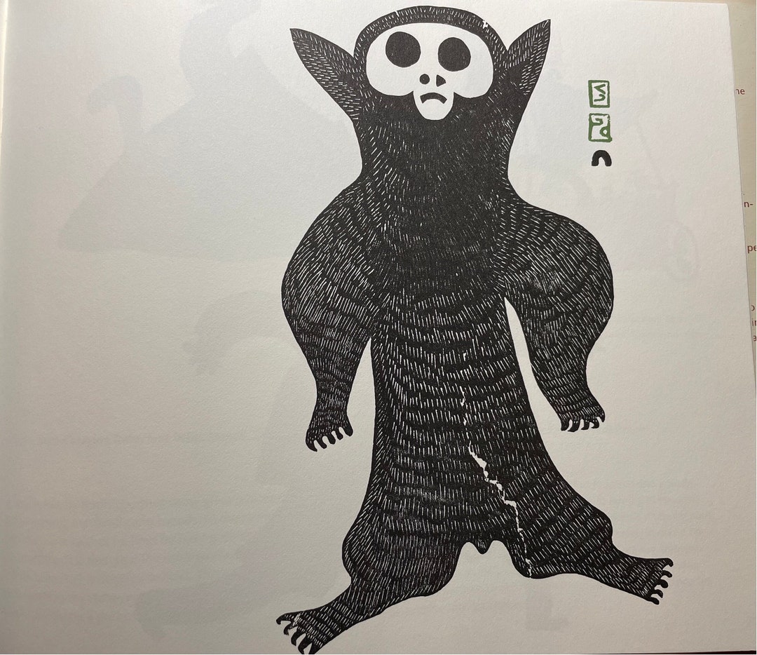 Inuit Art | Arctic Lemming Spirit Creature by Pudio | Signed in Plate ...