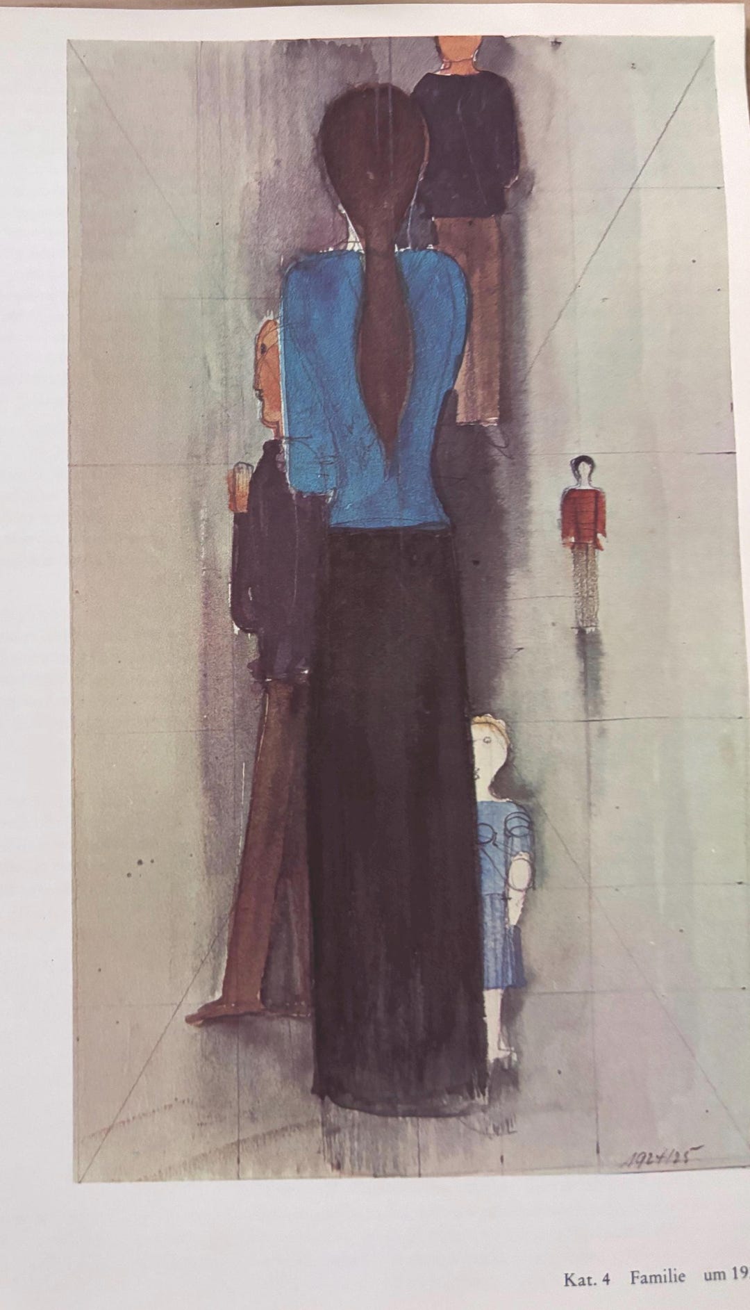 Oskar Schlemmer | Family | Vintage Print | Bauhaus Style | Modern Wall ...